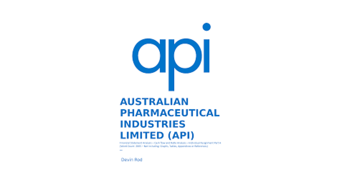Australian Pharmaceutical Industries | HealthTech Alpha